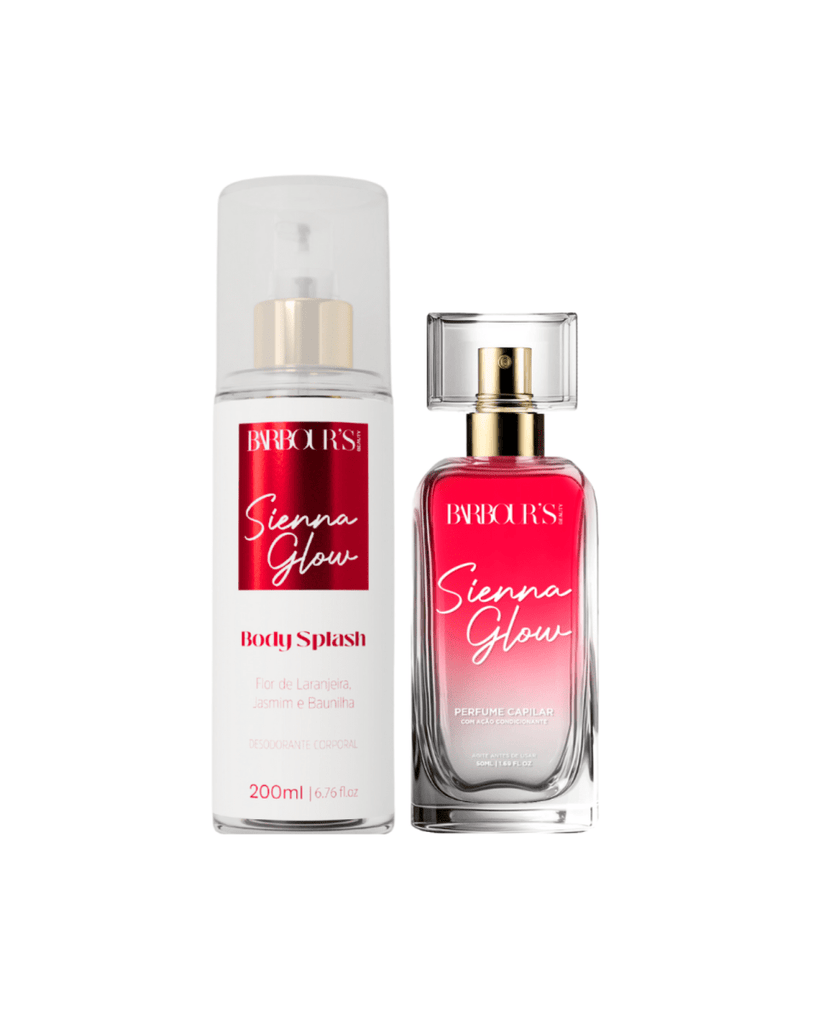 ?️ Kit Perfume de Cabelo e Body Splash - Sienna Glow: Produto Exclusivo ...